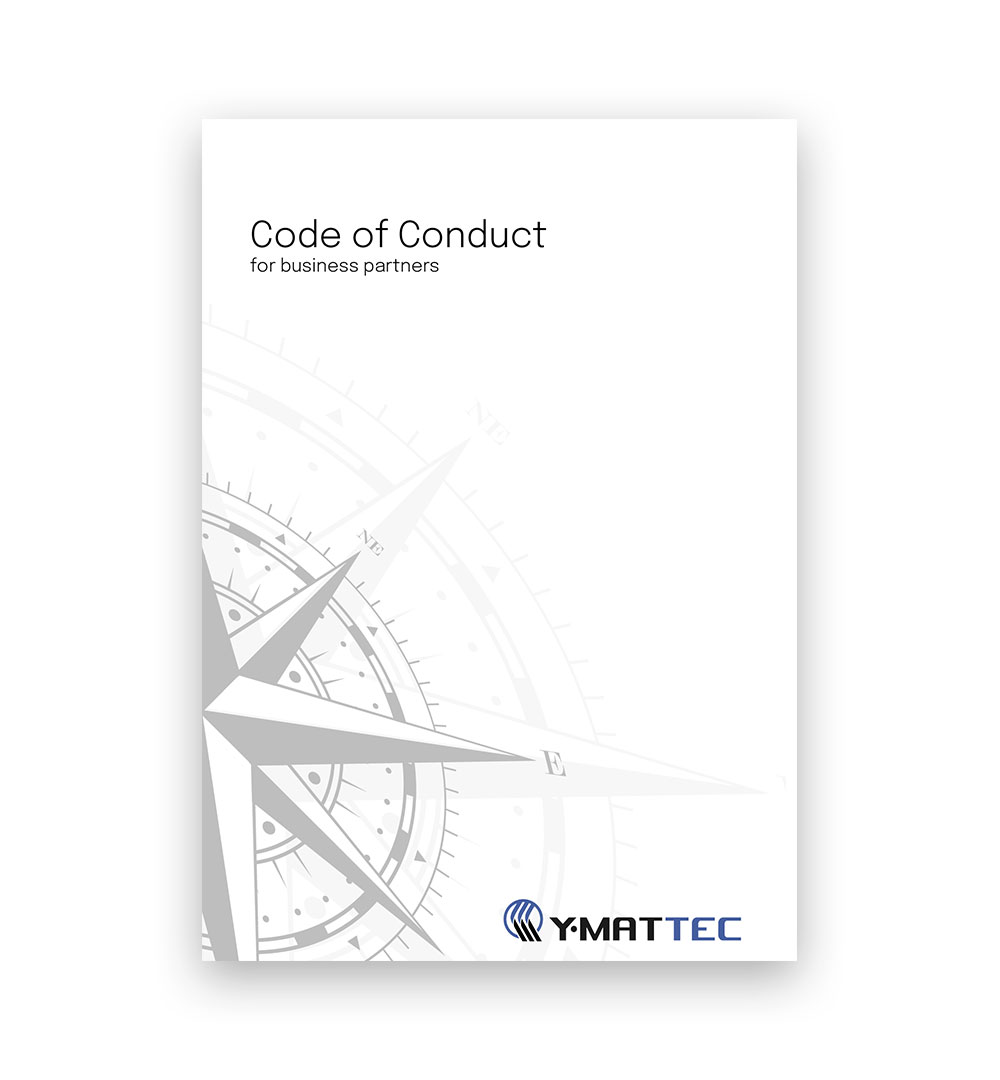 Y-MatTec – B2B brochure – Code of Conduct - Marketingsnedkeren